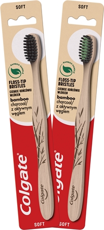 Colgate Bamboo Charcoal Bamboo Toothbrush soft | notino.ie