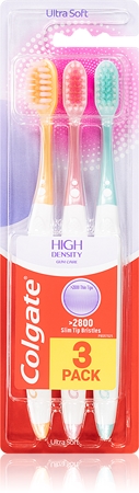 Colgate High Density 3 pack toothbrush ultra soft | notino.co.uk