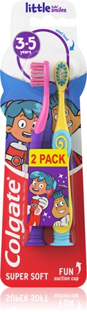 Colgate Little Kids Smiles 3-5 Duopack toothbrushes for children ...