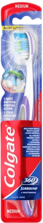 Colgate 360° Surround + Whitening Toothbrush Medium | notino.co.uk