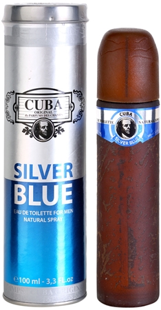 Cuba Silver Blue Eau de Toilette for Men 100 ml | notino.co.uk