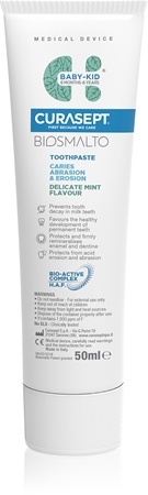 Curasept Biosmalto Baby-Kid Toothpaste For Children with fluoride ...