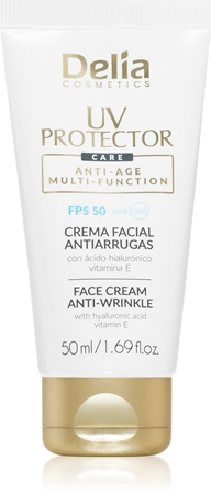 Delia Cosmetics UV Protector crema antiarrugas SPF 50 | notino.es