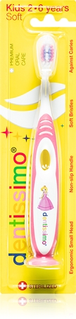 Dentissimo Toothbrushes Kids toothbrush with a suction cup for kids ...