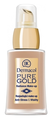 Dermacol Pure Gold base de maquillaje líquida con efecto iluminador ...