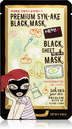 Dewytree Black Mask Syn-ake Cellaag Masker | notino.nl