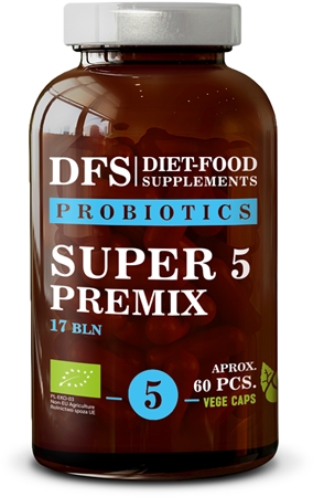 Diet-Food Supplements Probiotics 5. Super 5 Premix | notino.pl