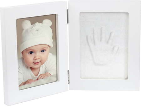 Dooky Luxury Memory Box Double Frame Handprint baby imprint kit ...
