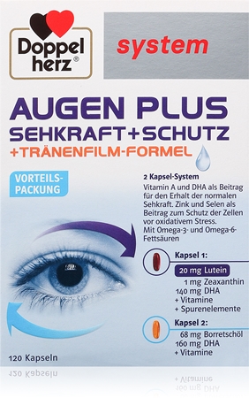 Doppelherz system Augen plus Kapseln zur Stärkung der Augen | notino.ch