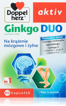Doppelherz active Ginkgo Duo kapsułki pamięć i ukrwienie kończyn