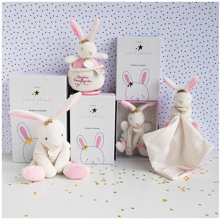 Doudou Gift Set Bunny Rabbit juguete de peluche para bebé lactante ...
