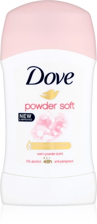 Dove Powder Soft antitranspirante en barra 48h | notino.es