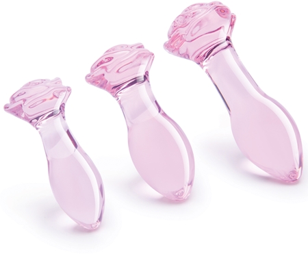 Dream Toys Glaze Glass Rosebud Training Set analinių kištukų rinkinys ...