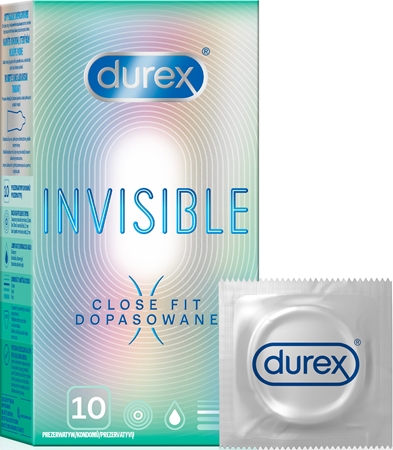 Durex Invisible Close Fit | Livrare rapida! | Notino.ro