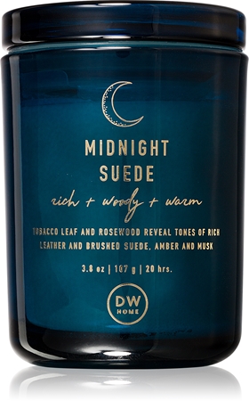 DW Home Prime Midnight Suede bougie parfumée | notino.fr