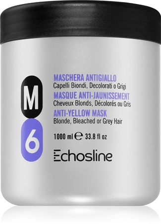 Echosline Anti-Yellow M6 Haarmasker neutraliseert gele Tinten | notino.nl