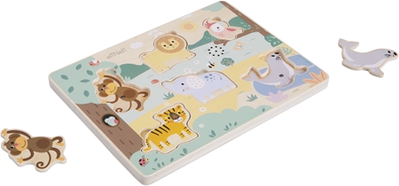 eliNeli Sound Puzzle Animals jucărie interactivă cu piese care se pot ...