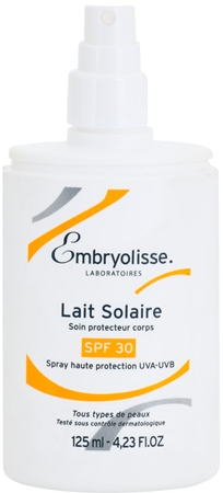 Embryolisse Sun Care mleczko do opalania w sprayu SPF 30