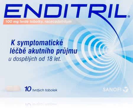 Enditril Enditril 100mg tvrdé tobolky k léčbě průjmu | notino.cz