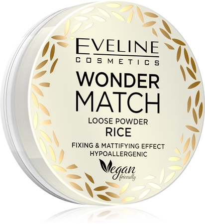 Eveline Cosmetics Wonder Match poudre de fixation transparente effet mat | notino.fr