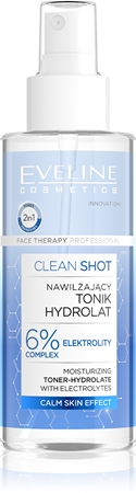 Eveline Cosmetics Clean Shot 6% Electrolyte Complex moisturising toner ...