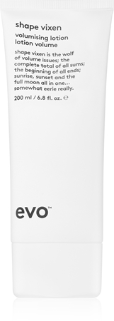 EVO The Therapist Hydrating Shampoo styling lotion for hair volume ...