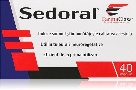 FarmaClass Industry Sedoral capsule pentru un somn liniștit | Notino.ro
