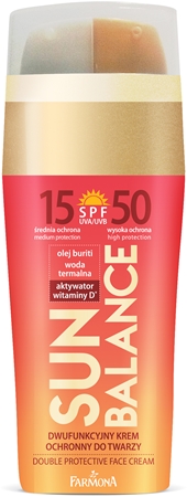 Farmona Sun Balance Double-Protection Facial Sunscreen with SPF 15 and ...
