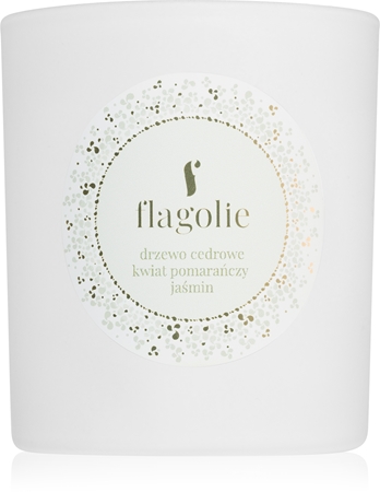 Flagolie White Label Cedar Tree, Orange Blossom, Jasmine vonná sviečka ...