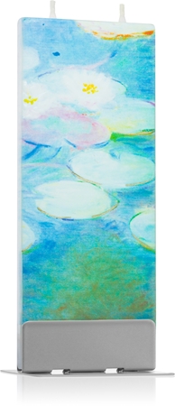 Flatyz Fine Art Claude Monet Water Lilies decorative candle pink ...