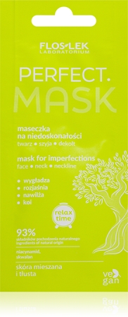 FlosLek Laboratorium Perfect cleansing face mask for skin with ...
