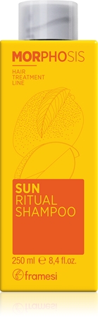 Framesi Morphosis Sun Ritual Mitrinošs šampūns saules bojātiem matiem | notino.lv