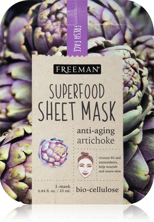 Freeman Superfood Artichoke firming sheet mask | notino.co.uk