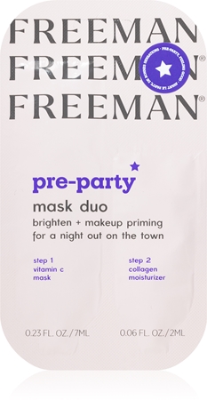 Freeman Pre-Party Whitening Face Mask Double | notino.co.uk