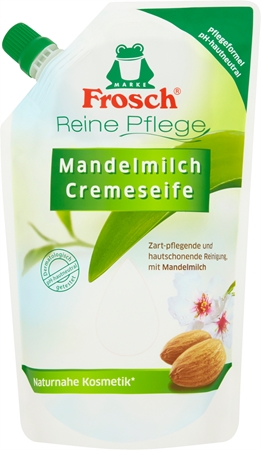 Frosch Creme Soap Almond Milk savon liquide recharge | notino.be