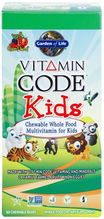 Garden of Life Vitamin Code Kids RAW Multivitamin Multivitamin Complex ...