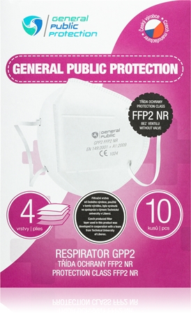 General Public Protection Respirátor GPP trieda ochrany FFP2 respirátor ...