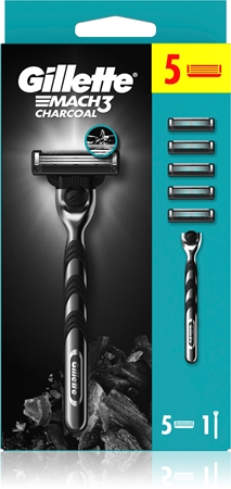 Gillette Mach3 Charcoal razor + replacement heads | notino.co.uk