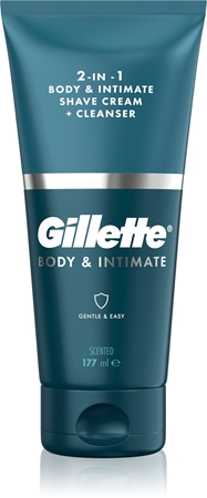 Gillette Body&Intimate 2in1 Shave Cream shaving cream for men | notino ...