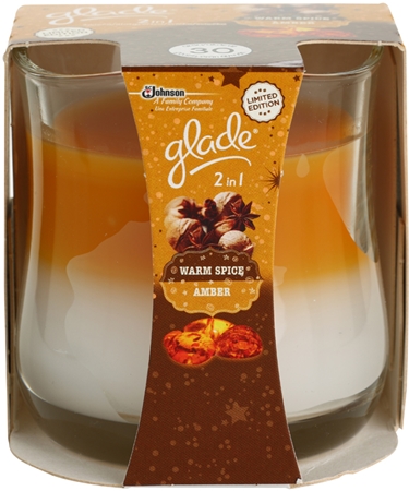 Glade Warm Spice & Amber vonná sviečka 135 g | notino.sk