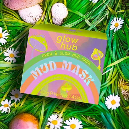 Glow Hub Glow & Grow mascarilla desintoxicante de barro para pieles ...