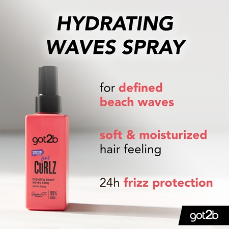 got2b Curlz spray do stylizacji podkreślający skręt