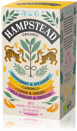 Hampstead Tea London Organic Herbal Infusions Selection Pack BIO ...