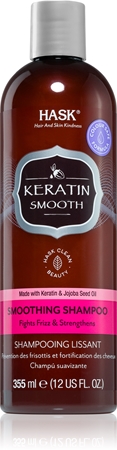 HASK Keratin Protein smoothing shampoo for damaged, chemically-treated ...