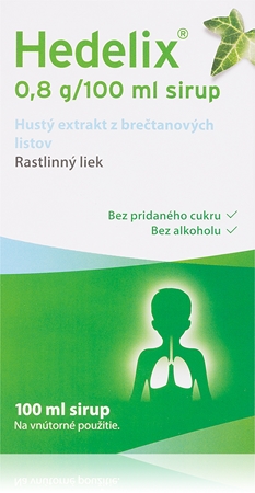 Hedelix Hedelix 8mg/ml sirup na podporu zdravia dýchacích ciest | notino.sk