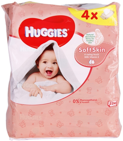 Huggies Soft Skin chusteczki pielęgnacyjne z witaminą E