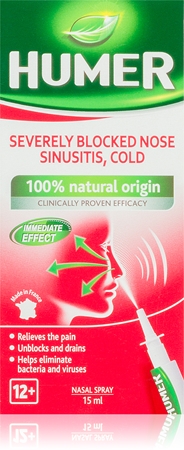 Humer Sinusitis sprej proti ucpanému nosu a rýmě | notino.cz