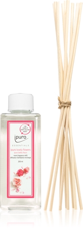 ipuro Essentials Lovely Flowers aroma-diffuser navulling + Stokjes navulling voor geurstokjes ...