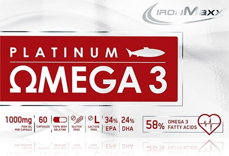 IronMaxx Platinum Omega 3 capsules aux acides gras essentiels | notino.fr