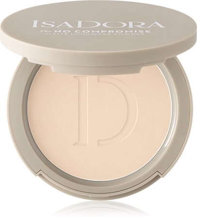 IsaDora The No Compromise Matte Longwear Powder compact powder for a ...